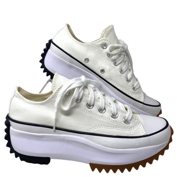 Converse | Shoes | Converse Run Star Hike Platform White Canvas Shoe ...